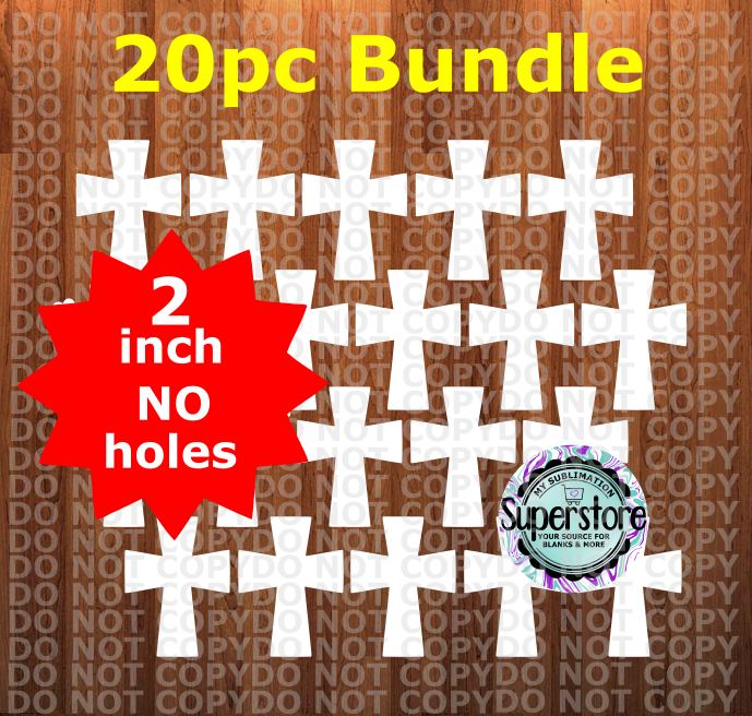 2 inch - Cross - (great for badge reels & hairbow centers) – My ...