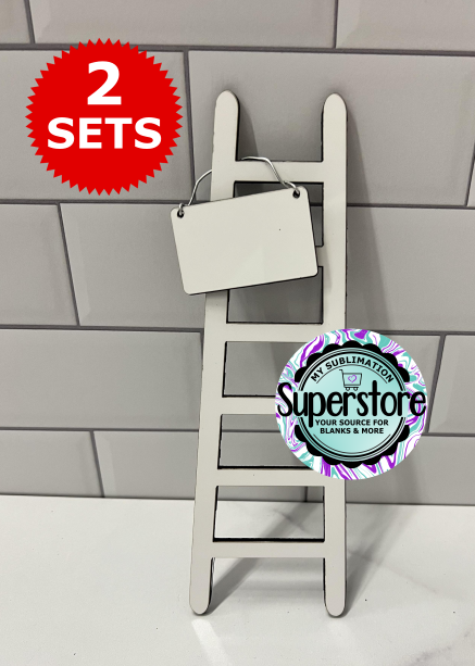 4pc MDF ladder bundle with sublimation sign - Sublimation Blank – My ...