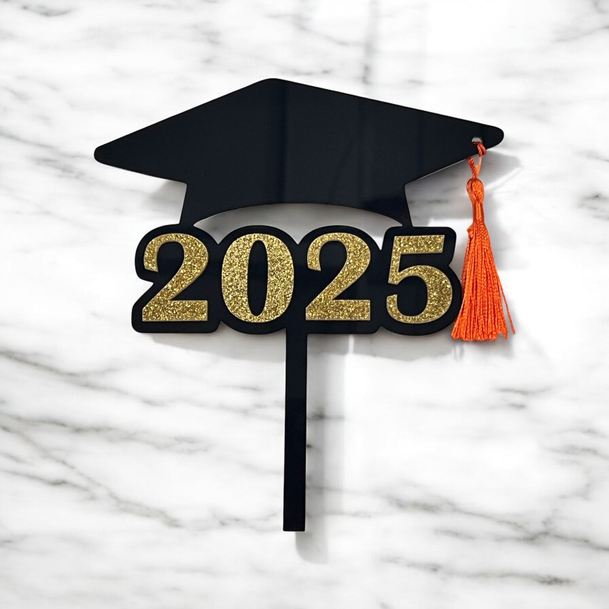 Clear Acrylic Grad Cap 2025 cake topper - Sublimation Acrylic – My ...