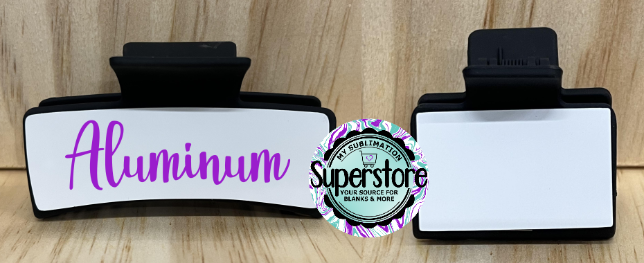 *Aluminum* - Hair clip sublimation blanks - Bulk order option - 3 size ...
