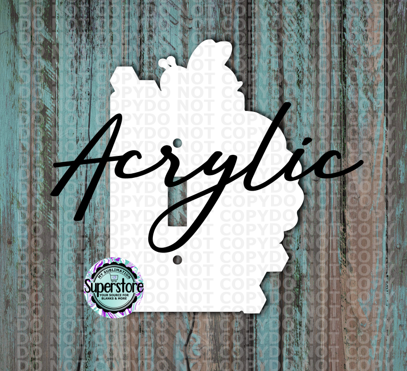 Clear Acrylic - Light Switch Cover - Gingerbread - Sublimation Acrylic ...