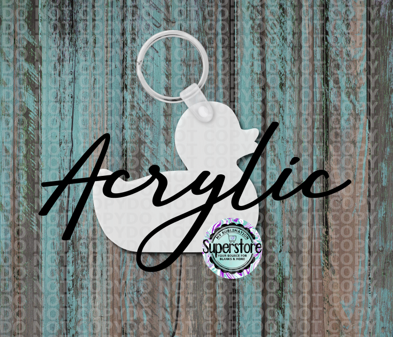 Acrylic Duck - Keychain - Sublimation Acrylic – My Sublimation Superstore