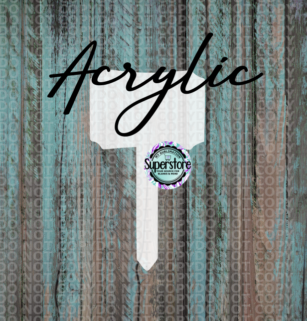 Clear Acrylic Garden Stake - Sublimation Acrylic – My Sublimation ...