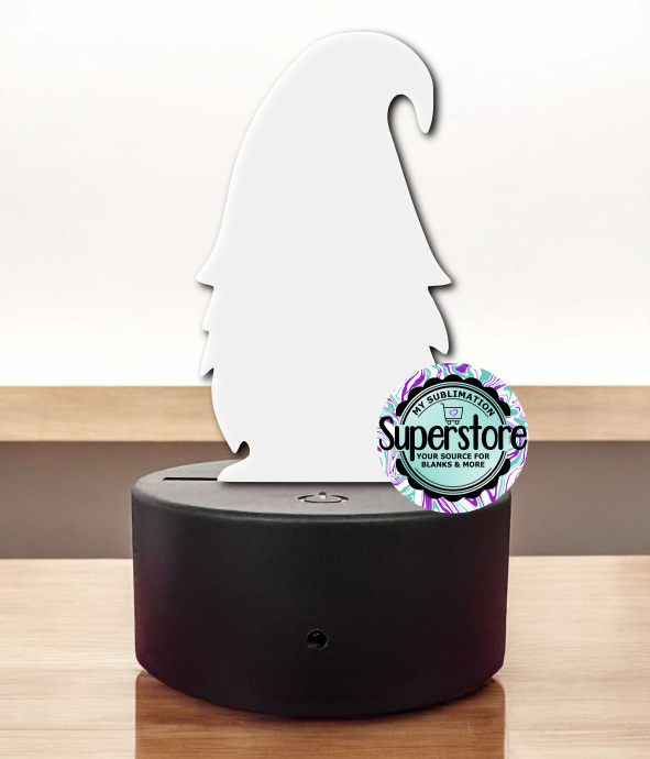 Acrylic Gnome Light Base Blank - Sublimation Acrylic – My Sublimation ...