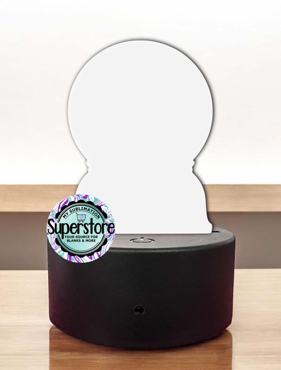 Acrylic Snow Globe Light Base Blank - Sublimation Acrylic – My ...