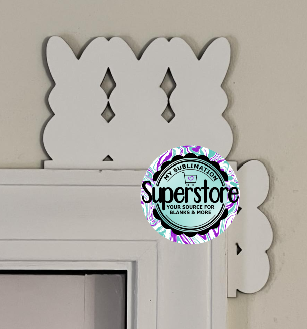 Peeps over the door sitter 8.19x9.25 inches - MDF Sublimation Blank ...