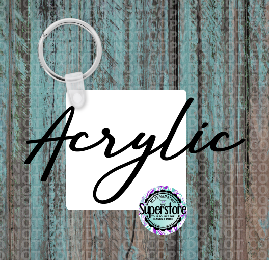 Acrylic Square Keychain - Sublimation Acrylic – My Sublimation Superstore