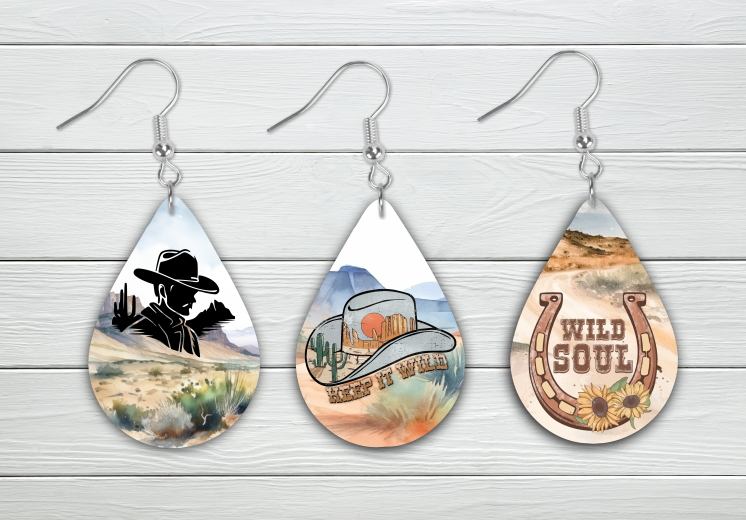 Digital Download - 3pc tear drop western bundle - made for our blanks ...