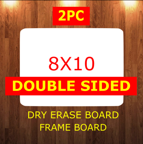 8x10 inch round corners square NO HOLES - Sublimation Blank MDF - 1 si ...