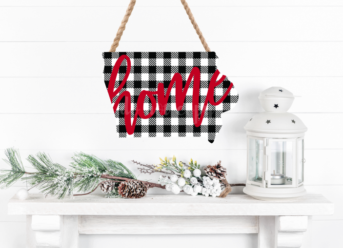 (Instant Print) Digital Download - Iowa Plaid State Design - Made for ...