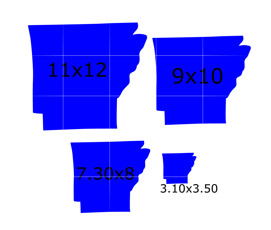 Arkansas State Hanger- 3 different sizes use drop down bar - Sublimati ...