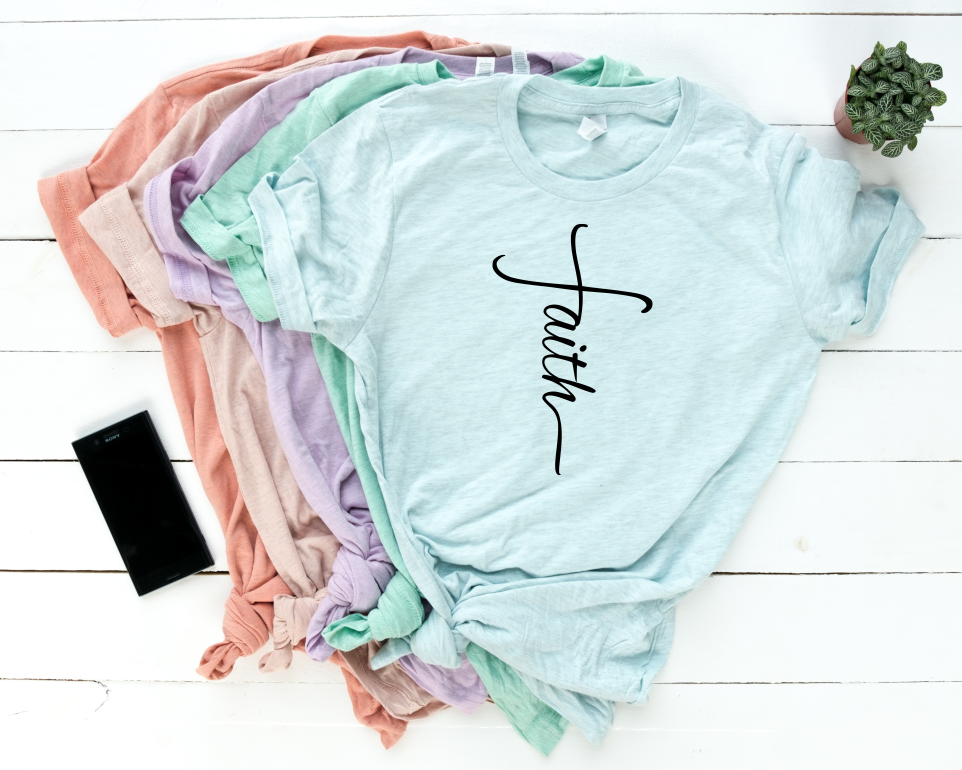 Faith - Heat Transfer (screen print) – My Sublimation Superstore