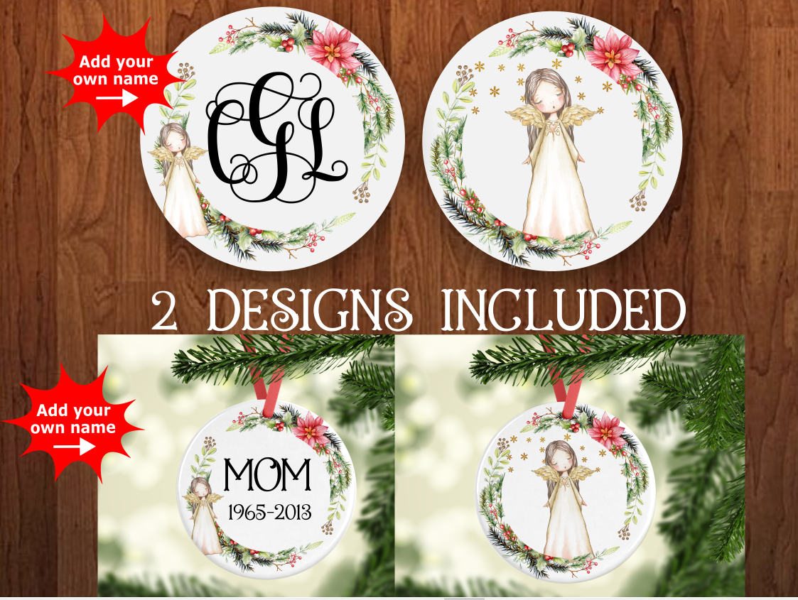 Digital download - 2pc Angel round bundle – My Sublimation Superstore