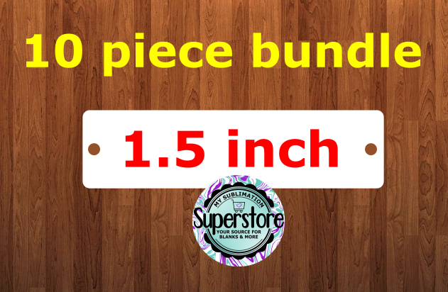 Two hole bar for bracelets 1.5 inch - 10 pack – My Sublimation Superstore