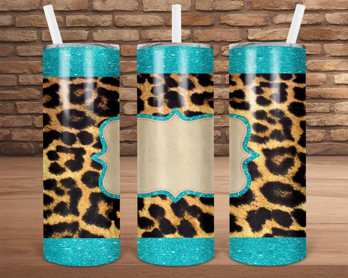 (Instant Print) Digital Download - 20oz skinny tampered Cheetah tumble ...