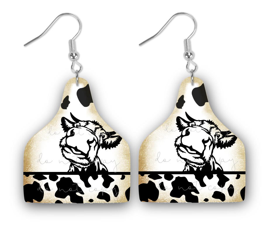 (Instant Print) Digital Download - Cow tag design – My Sublimation ...