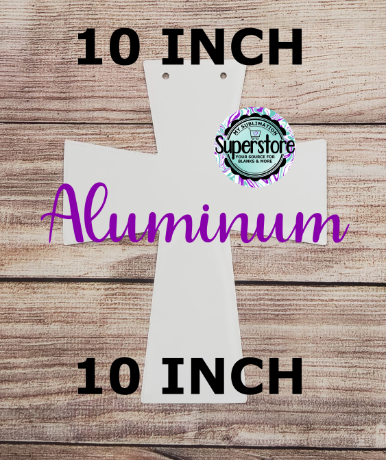 Aluminum size cross - WITH holes – My Sublimation Superstore