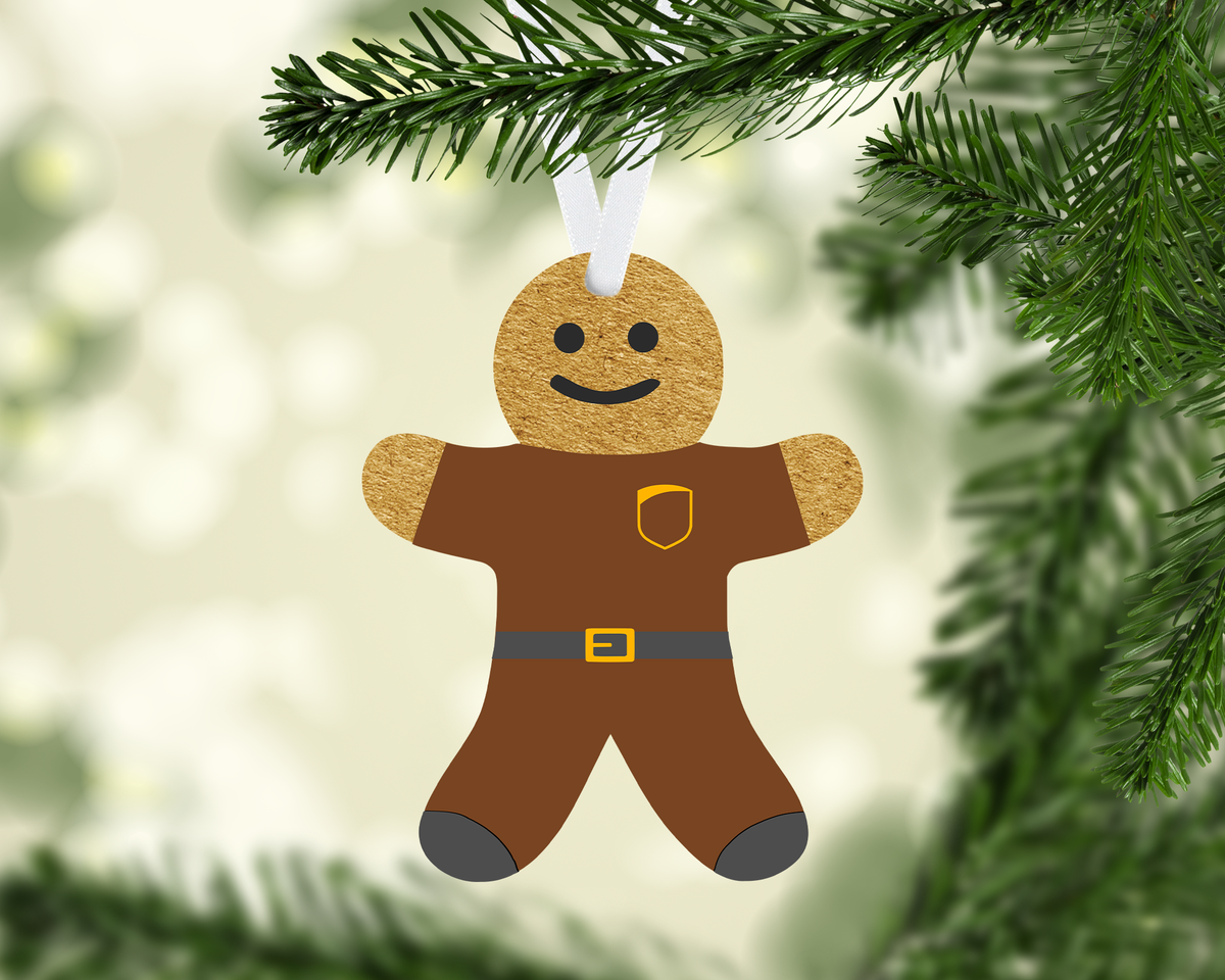 (Instant Print) Digital Download - Gingerbread man delivery man design ...