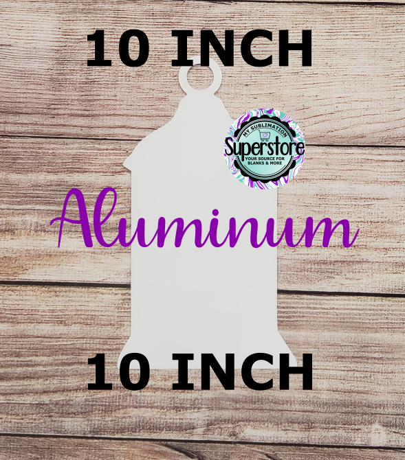 Metal sign size lantern - WITH holes – My Sublimation Superstore