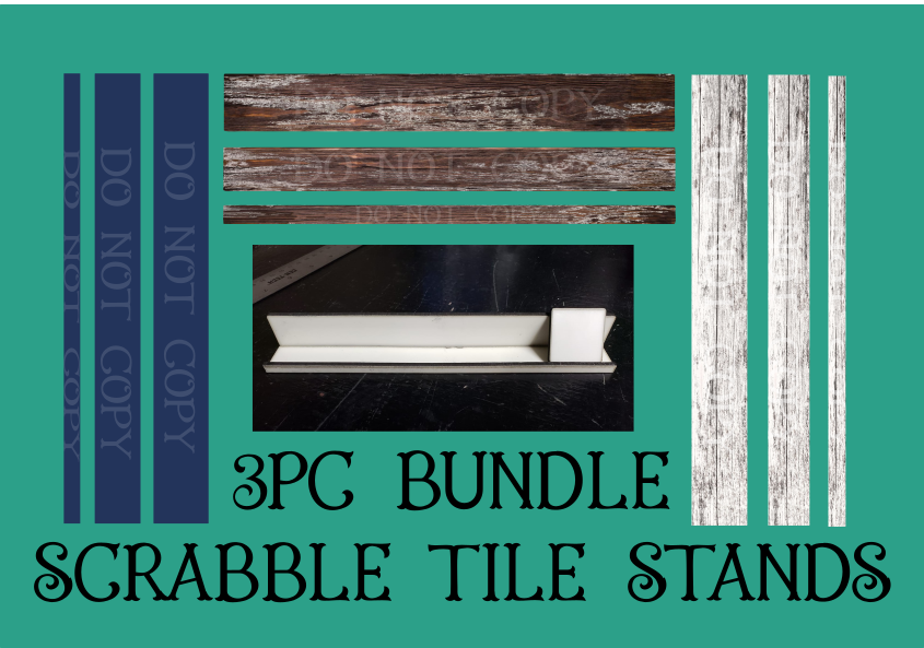 Digital download - 3pc bundle - Designs for our scrabble tile stands ...