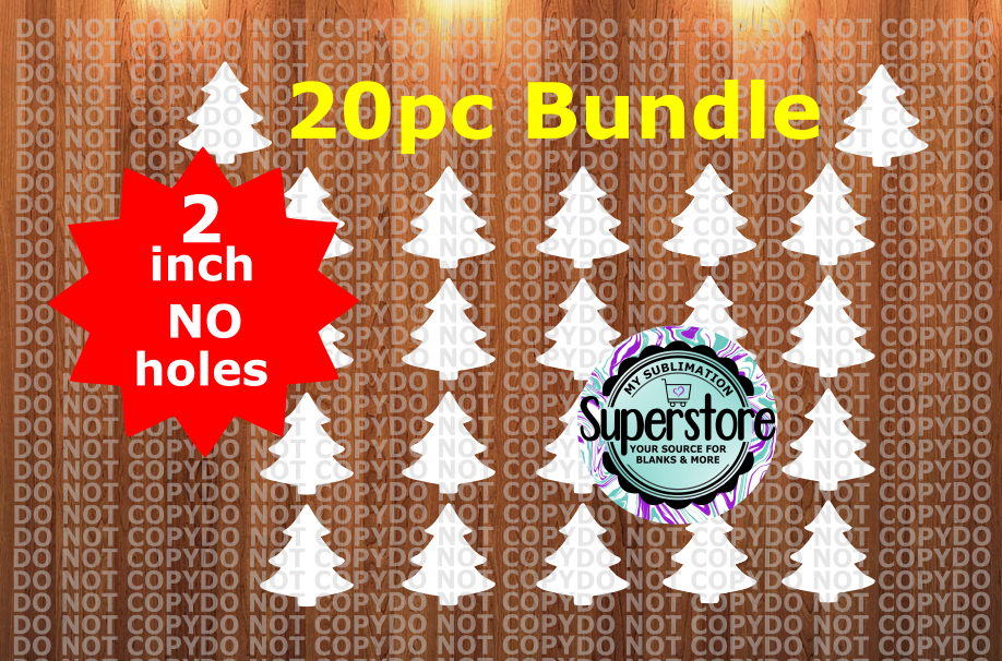 2 inch Tree (great for badge reels & hairbow centers) – My Sublimation ...